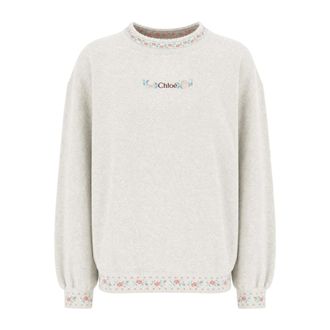 Chlo&eacute; Rundhals-Strickware - - Knitwear - Damen - Grau - XS