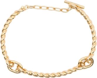 Ferragamo Femme, Accessoires, Jaune, Taille: ONE Size Gancini Bracelet