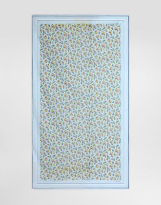 Dolce & Gabbana Small Floral-print Cotton Batiste Sarong - Frau Bademode Mehrfarbig Onesize