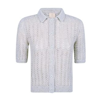 Eleventy Damen, Strickwaren, Wei&szlig;, LGr&ouml;&szlig;e