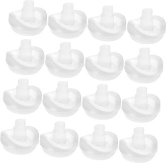 Soimiss 16 St&uuml;ck Teiliges M&ouml;bel fu&szlig;polster rutschfeste U f&ouml;rmige Stuhl Tischbeinschoner aus Transparentem Dickem PVC Ger&auml;uschreduzierend und Installieren Geei