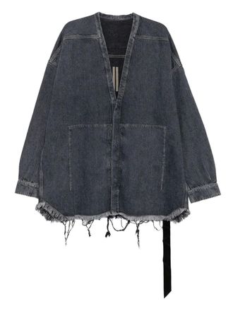 Rick Owens veste en jean - Gris