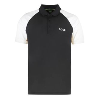 HUGO BOSS Polo-Shirt aus Funktionsstoff - - Tops - Herren - Schwarzk - S