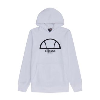 Ellesse Homme, Sweatshirts et sweats à capuche, Blanc, Taille: S Sweat Moderne et Fonctionnel Skiliano