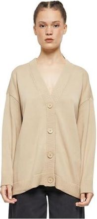 Urban Classics Ladies Big Oversized Cardigan, Wetsand, XL Femme