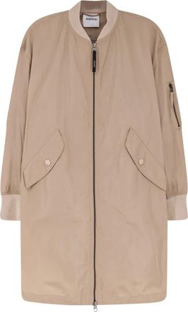 Aspesi Femme, Manteaux, Beige, Taille: 36 FR Bombo Nylon Jacket