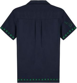 Maison Labiche Chemise brod&eacute;e &agrave; manches courtes Morney