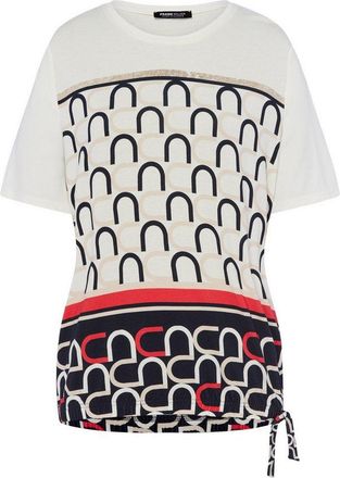 Frank Walder T-Shirt mit Bindeband-Detail