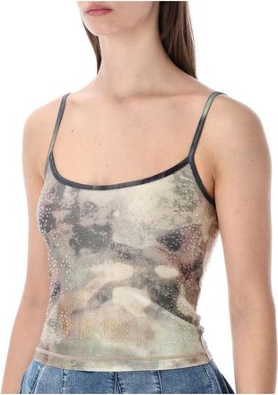 Diesel Femme, Tops, Brun, Taille: 42 FR T-Iplu Tank Top