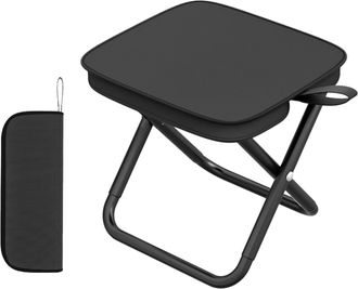 Generico Klappbarer Hocker, tragbarer Reisesitz, leichter Hocker f&uuml;r Erwachsene, multifunktional, f&uuml;r drinnen und drau&szlig;en, klappbarer Tisch f&uuml;r Gartenveranstal