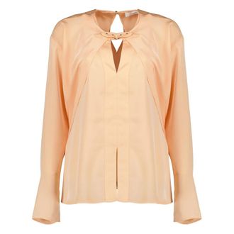 Paco Rabanne Satin Langarmbluse - - Blouses & Shirts - Damen - Rosa - L
