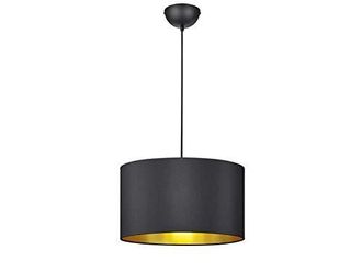 Trio Trio Leuchten 308200179 Lampe Suspendue, Métal, Schwarz Matt/Gold
