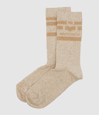 Isabel Marant Chaussettes Valiby Beige