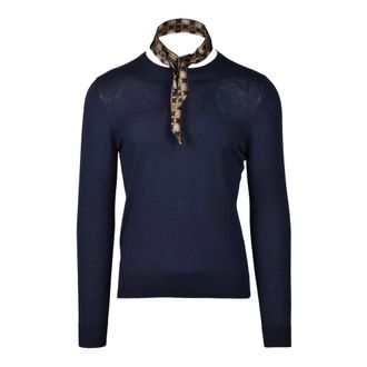 Wild Cashmere Seiden Kaschmir Pullover - - Knitwear - Herren - Blau - S