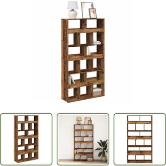 vidaXL vidaXL Altholz - B&uuml;cherregal Altholz-Optik 100x33x187,5 cm Holzwerkstoff