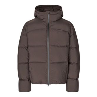 Sams&oslash;e & Sams&oslash;e Sapax Puffer Jacket - Homme - Vestes - Brun - Taille: XL
