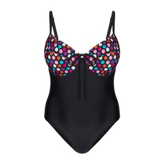 Fiorella Rubino Damen, Bademode, Schwarzk, MGr&ouml;&szlig;e