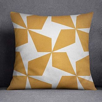 Bonamaison Le Jardin du Lin Kissenhüllen, Cotton, Mehrfarbig, 45x45