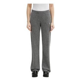 Sporty & Rich Pantalon SRC en cachemire - Femme - Pantalons - Gris - Taille: 42 FR