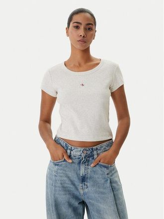 Calvin Klein Jeans T-Shirt LV047C200G Beige Slim Fit
