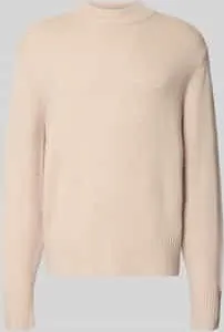 Selected Pullover aus Kaschmir mit Rippabschl&uuml;ssen