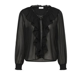 Kaffe KAliv Bluse - - Blouses & Shirts - Damen - Schwarzk - S