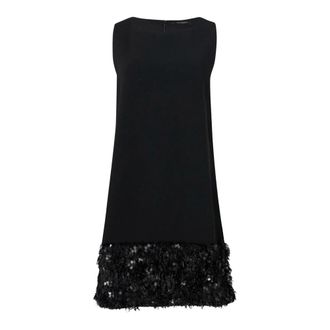 Bruuns Bazaar Kurzes Pailletten-Partykleid - - Dresses - Damen - Schwarzk - 2XL