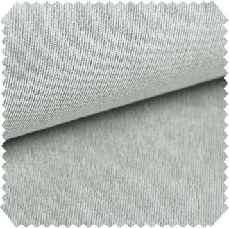 Novely ISSUM samtig Flauschiger Möbelstoff in 21 Farben Polsterstoff | Meterware | 1lfm (15 Hellgrau)