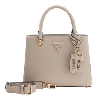 Guess sac à main sac à épaule bandoulière Noelle II Multi Compartment Satchel Taupe