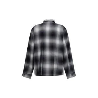 Amiri Plaid Flannel Shirt - Gray