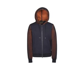 Moorer Homme, Sweatshirts et sweats &agrave; capuche, Bleu, Taille: L Truman-Jsp