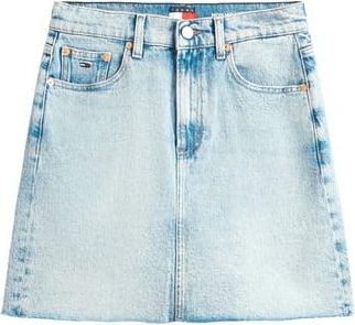 Tommy Hilfiger Jupe courte en denim de coton m&eacute;lang&eacute;
