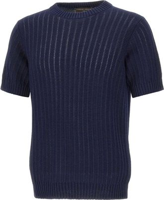 FILIPPO DE LAURENTIIS Homme, Pulls, Bleu, Taille: 2XL Filippo De Laurentis Sweaters Blue