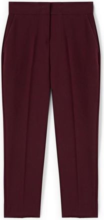 Motivi Femme, Pantalons, Rouge, Taille: 46 FR Pantalon carotte taille haute