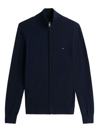 Tommy Hilfiger cardigan &agrave; fermeture zipp&eacute;e - Bleu