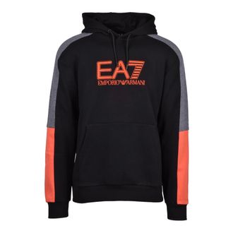 Emporio Armani Emporio Armani Ea7, Homme, Sweatshirts et sweats &agrave; capuche, Noir, Taille: 2XL SweaT-shirt &agrave; capuche