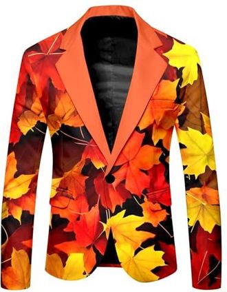 Generic Veste arc-en-ciel pour homme - Costume CSD - Blazer slim fit Pride Month - Veste de costume attrayante pour carnaval, festival, d&eacute;fil&eacute;, 006., 3XL