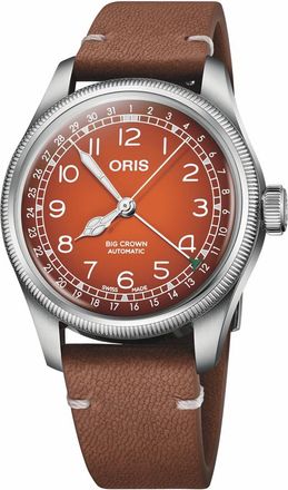 Oris Oris X Cervo Volante 40mm Hirschlederarmband Automatik Rot Herrenuhr 01 754 7785 4068-Set