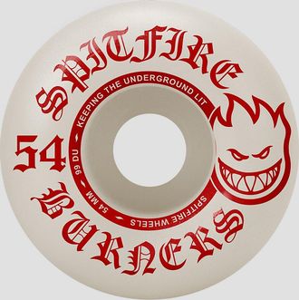 Spitfire 99Du Burner Red 54mm Rollen natural