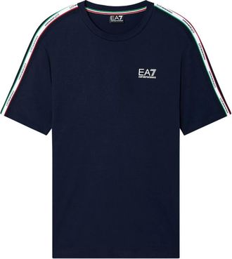 Emporio Armani Emporio Armani Ea7, Homme, Tops, Bleu, Taille: L Jersey T-Shirt
