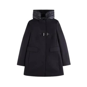 Fay Toggle Coat - - Coats - Damen - Blau - M