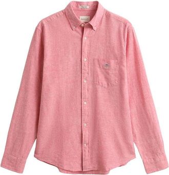GANT Herren Hemd mit Leinen COTTON LINEN SHIRT Regular Fit