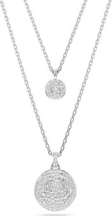 Swarovski Pendentif multiple Meteora, Blanc, Métal rhodié