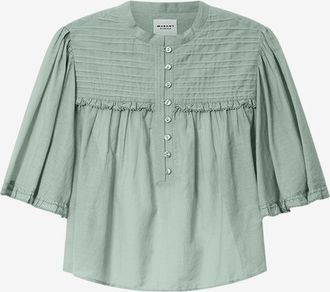 Isabel Marant Top Douna - Femme - Sauge - Taille34 - Marant &Eacute;toile