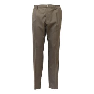 Cruna Homme, Pantalons, Brun, Taille: L Mitte Pantalons