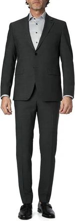 Karl Lagerfeld Herren Anzug schwarz meliert