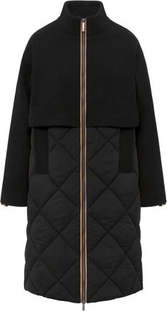 K-Way Mindy Woll-Nylon-Warmjacke - - Coats - Damen - Schwarzk - S