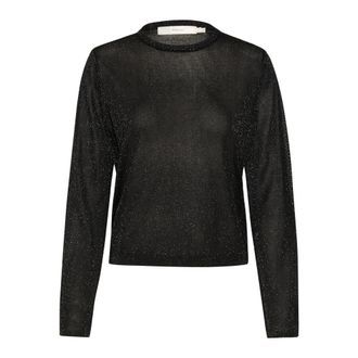 Inwear Schwarzer Glitzer Strickpullover - - Knitwear - Damen - Schwarzk - M
