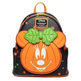 Loungefly Disney Glow in the Dark Pumpkin Minnie Mouse Damen Rucksack, Mehrfarbig, Einheitsgr&ouml;&szlig;e, Wdbk3353