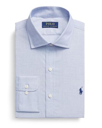 Ralph Lauren Leichtes Baumwollhemd mit kleiner Pony-Stickerei, Slim Fit in